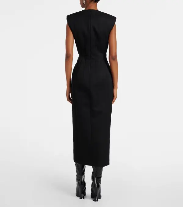 Wardrobe.NYC Round Neck Sleeveless Maxi Dress