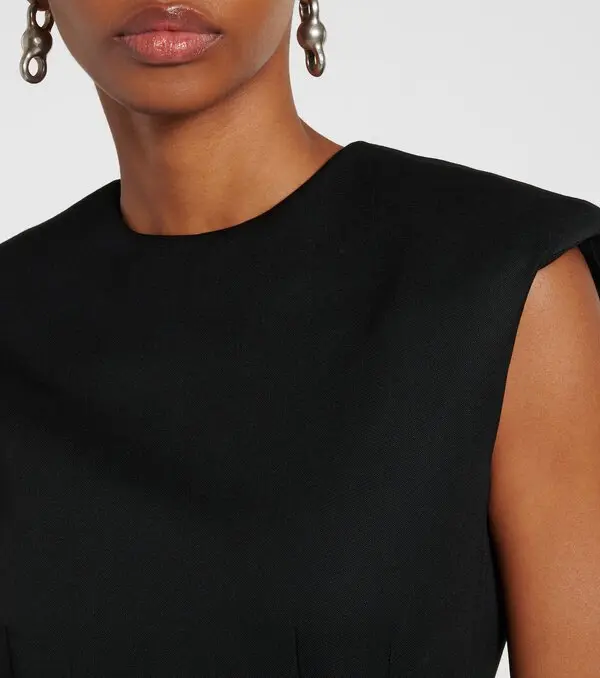 Wardrobe.NYC Round Neck Sleeveless Maxi Dress