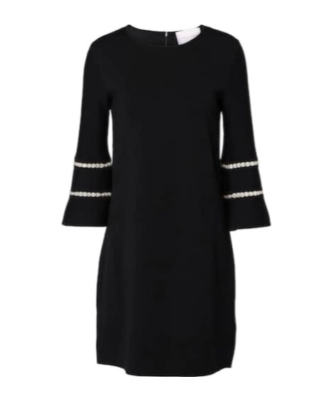 Carolina Herrera Embellished Wool-blend Minidress