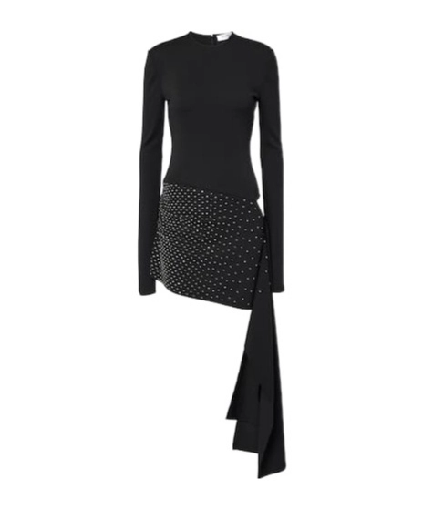 Attico Sash Embellished Minidress