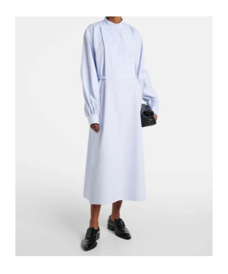 JIL SANDER Cotton Shirt Dress