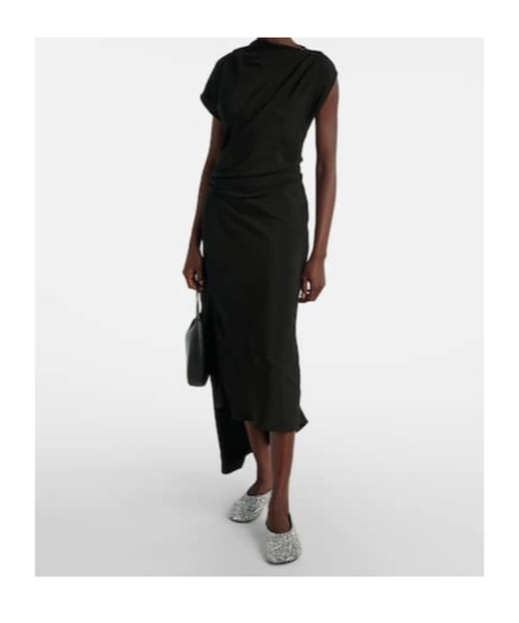 Proenza Schouler Asymmetrical Draped Midi Dress