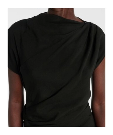 Proenza Schouler Asymmetrical Draped Midi Dress