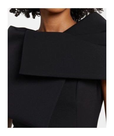 Oscar De La Renta Draped Cocktail Dress