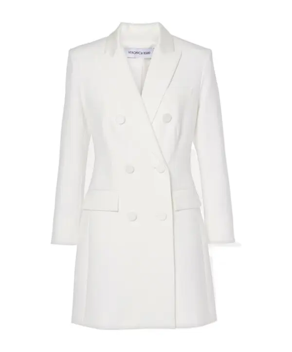 Veronica Beard Elianna Blazer Minidress - White