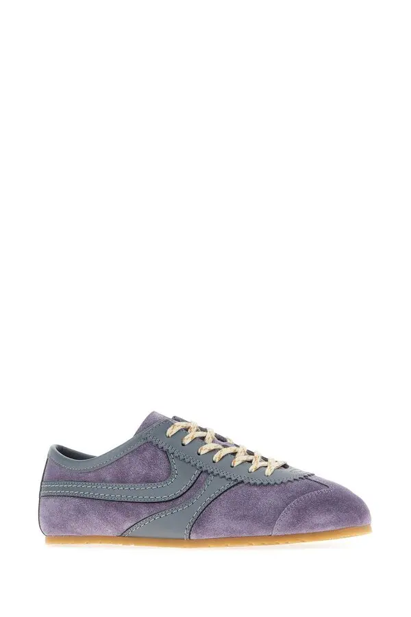 Dries Van Noten Round Toe Lace-up Sneakers