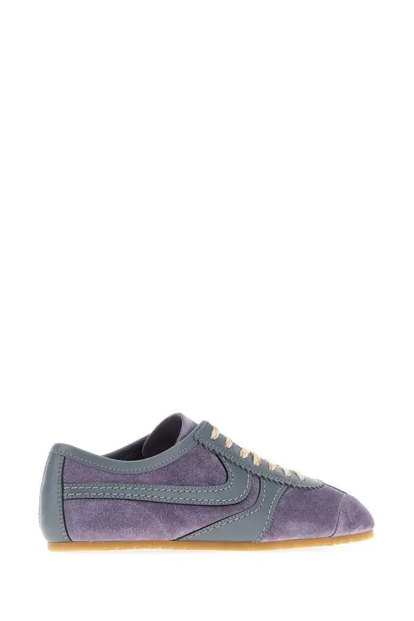 Dries Van Noten Round Toe Lace-up Sneakers