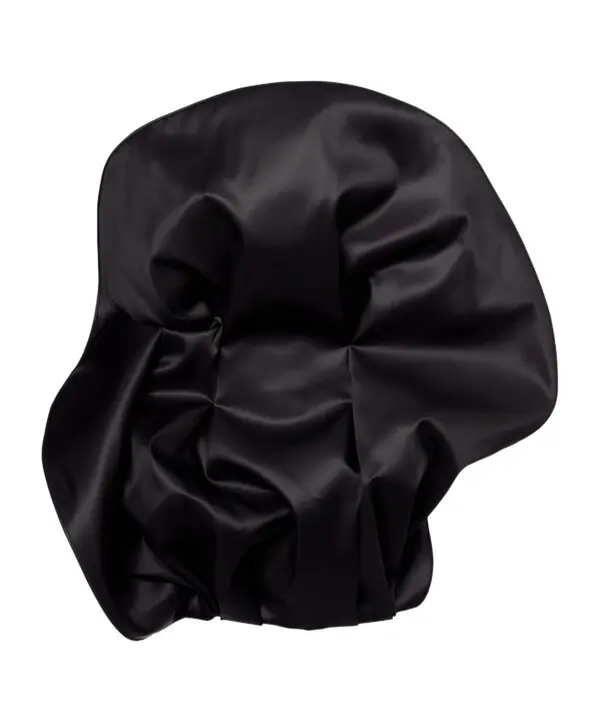 Magda Butrym Ruffled Wool And Silk Organza Minidress - Black