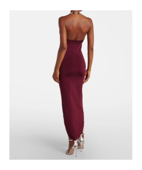 Galvan Halterneck Midi Dress