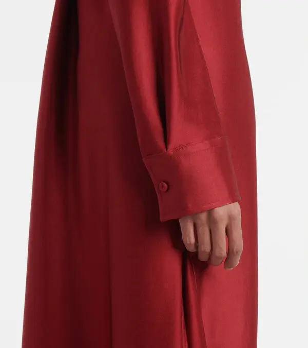 JIL SANDER Satin Shirt Dress