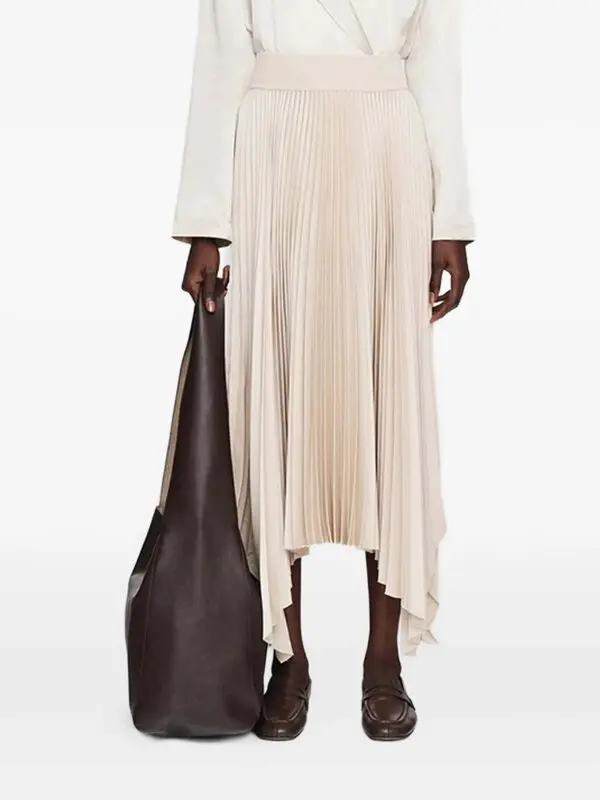 JOSEPH Ade Pleated Midi Skirt