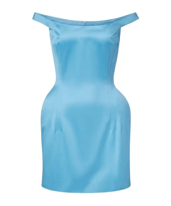 Magda Butrym Off-shoulder Cotton Minidress
