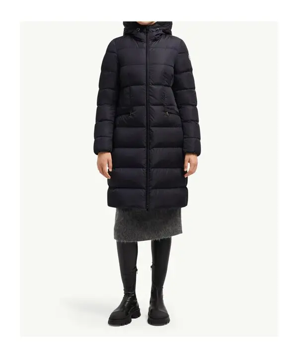 Moncler Avocette Hooded Long Down Jacket