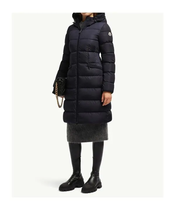 Moncler Avocette Hooded Long Down Jacket