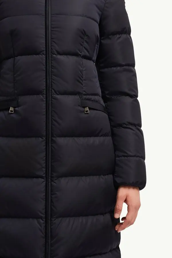 Moncler Avocette Hooded Long Down Jacket