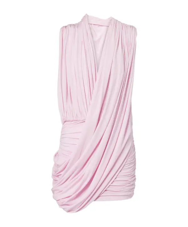 Magda Butrym Sleeveless Pleated Draped Dress