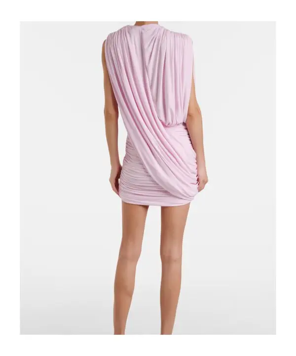 Magda Butrym Sleeveless Pleated Draped Dress