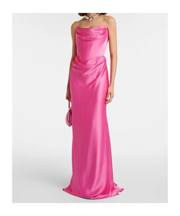 VIVIENNE WESTWOOD Galaxyno Strapless Corset Gown