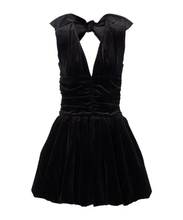PATOU Pleated Mini Dress