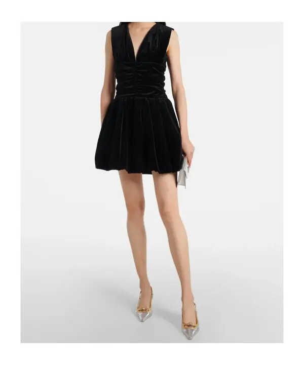 PATOU Pleated Mini Dress