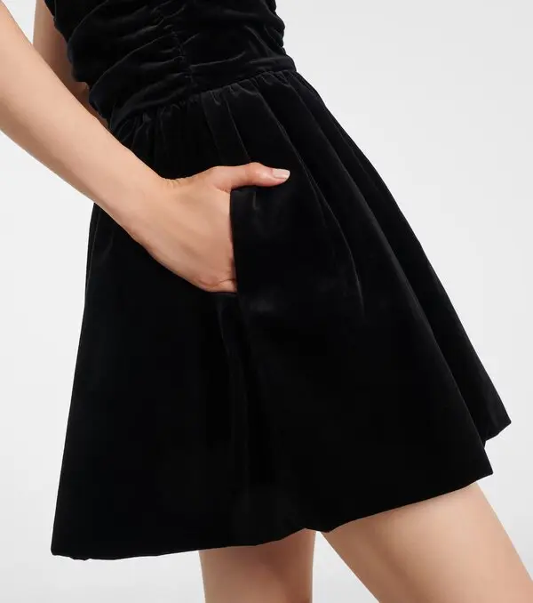 PATOU Pleated Mini Dress