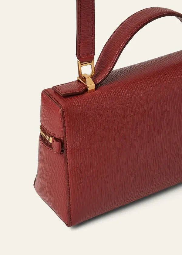Loro Piana Extra Bag L23 Shoulder Bag - Redcurrant Red/gold