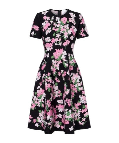Carolina Herrera Floral Minidress