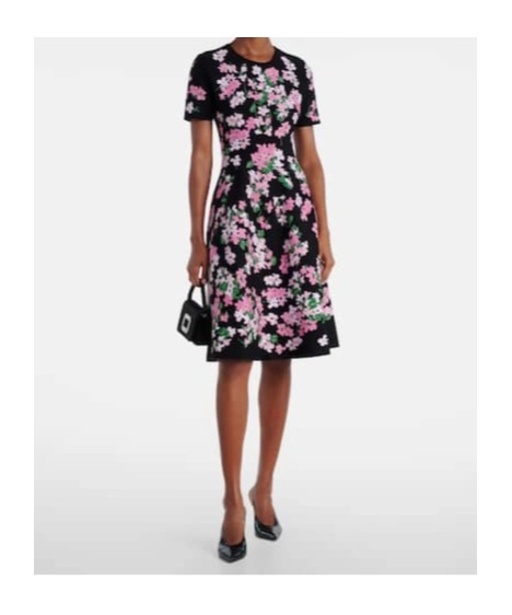 Carolina Herrera Floral Minidress