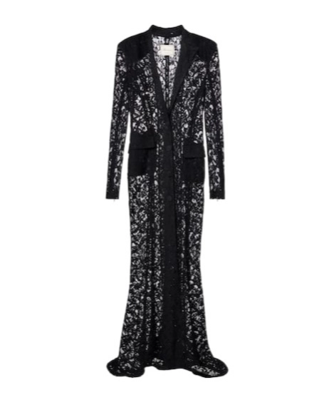 Blumarine Lace Maxi Dress - Black