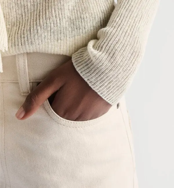 Dior Cardigan With Removable Ruched Collar