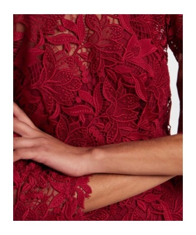 Carolina Herrera Lace Midi Dress