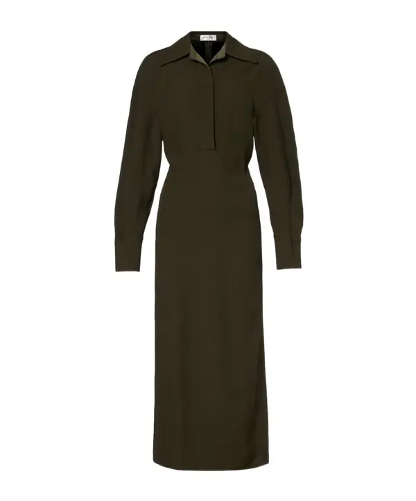 Victoria Beckham Asymmetric Midi Dress