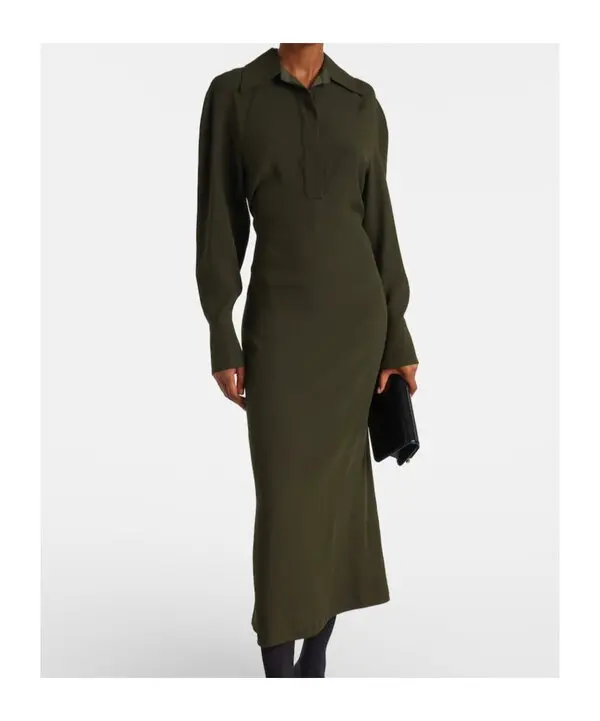 Victoria Beckham Asymmetric Midi Dress