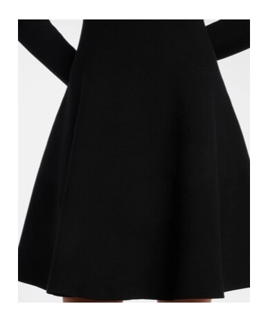 Oscar De La Renta Floral Appliqué Off-shoulder Mini Dress