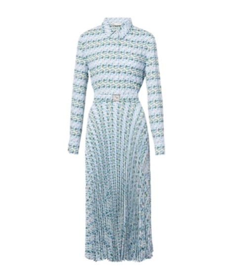 Tory Burch Printed Twill Midi Dress
