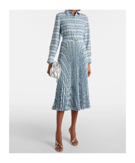 Tory Burch Printed Twill Midi Dress