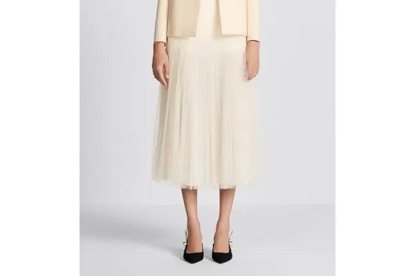 Dior Mid-length Pleated Skirt - No