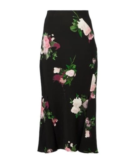 Erdem Floral Midi Skirt