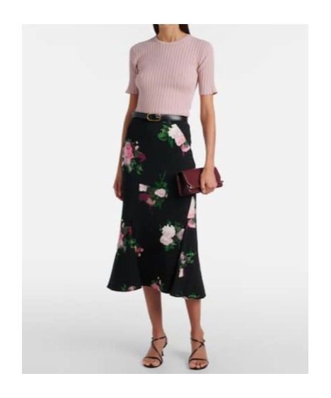 Erdem Floral Midi Skirt