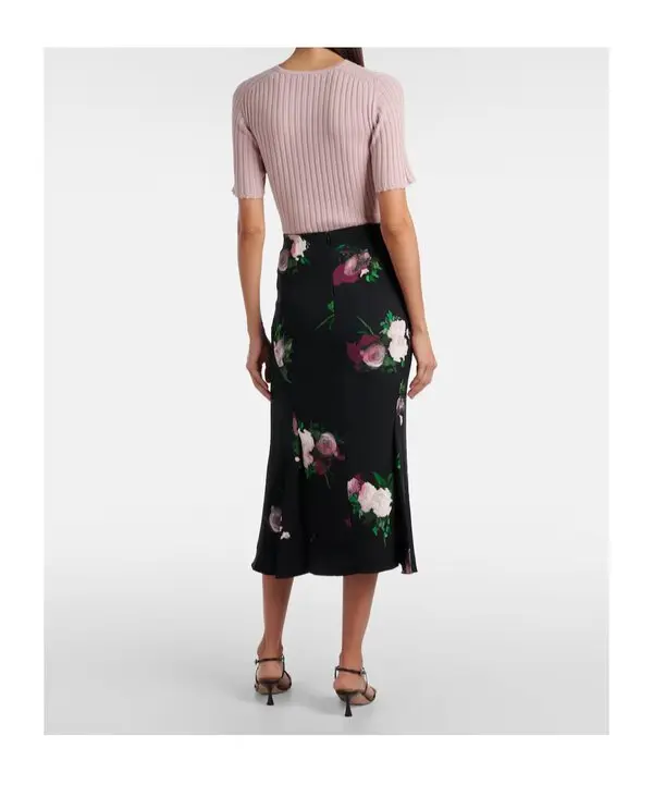 Erdem Floral Midi Skirt
