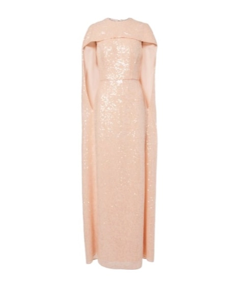 Erdem Sequined Chiffon Gown