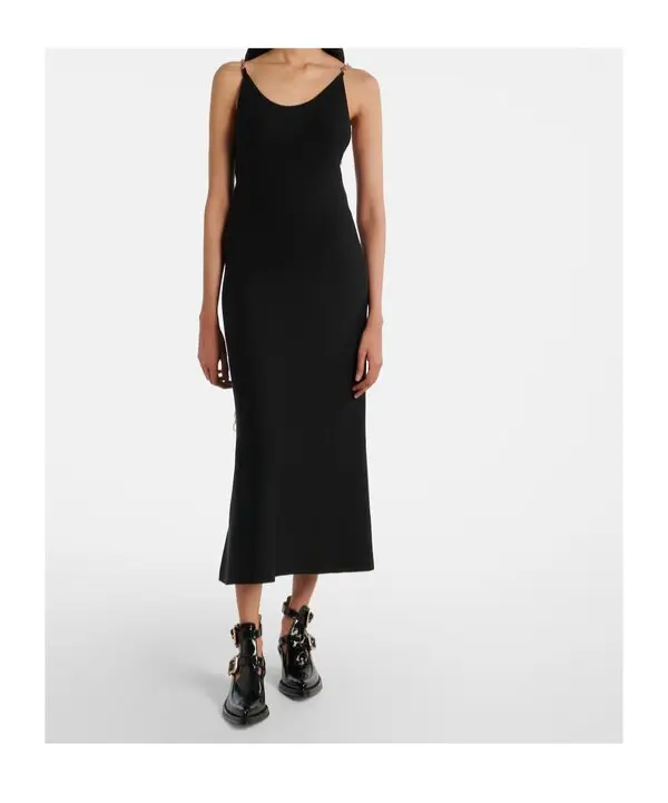 Gabriela Hearst Adeona Chain-detail Silk Maxi Dress