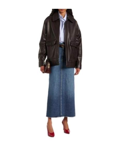 Ralph Lauren High-rise Denim Maxi Skirt