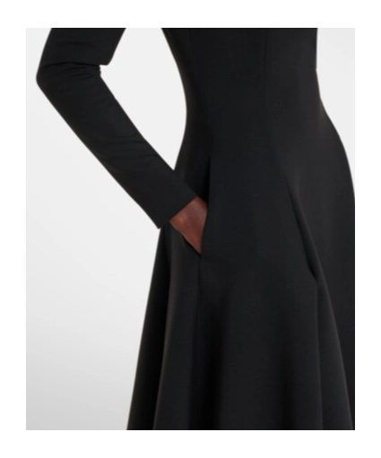 Oscar De La Renta Cutout Wool-blend Dress
