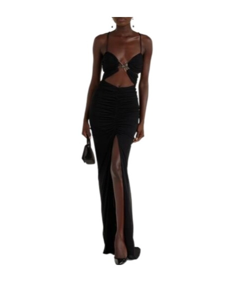 Blumarine Cutout Jersey Gown