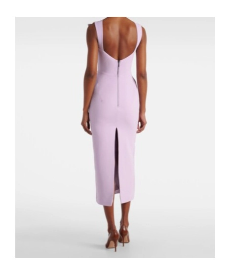 Maticevski Sleeveless Open-back Cocktail Dress