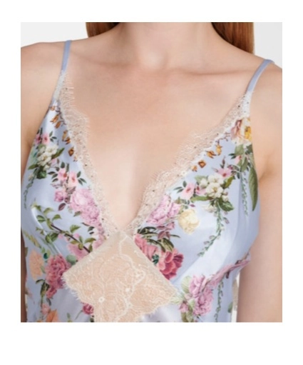 Camilla Tiled In Time Lace-trimmed Silk Maxi Dress