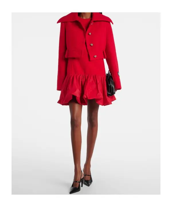 PATOU Tweed Mini Dress