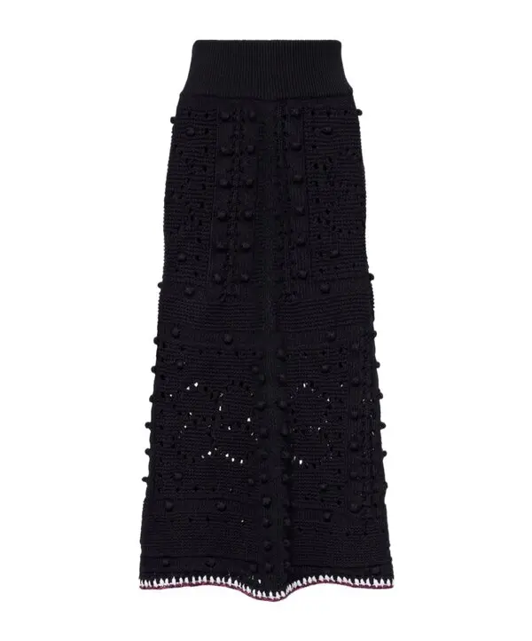 Dorothee Schumacher Cotton-blend Midi Skirt - Black