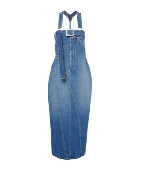 JEAN PAUL GAULTIER Denim Maxi Dress